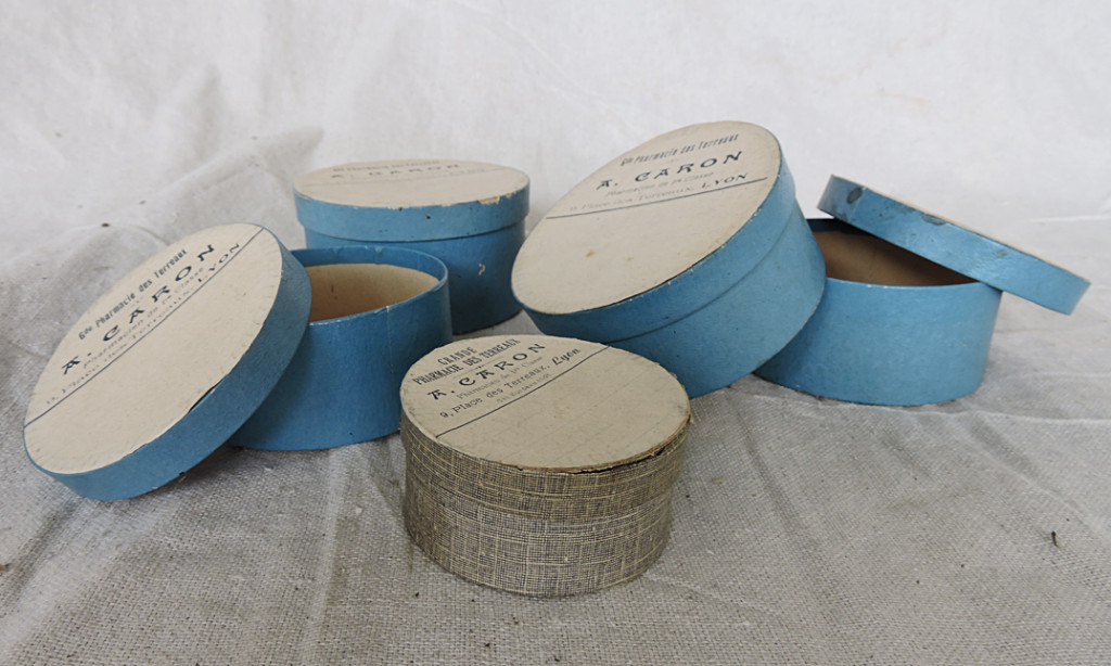 Original French Pharmacy Pill Boxes | quintessential duckeggBLUE