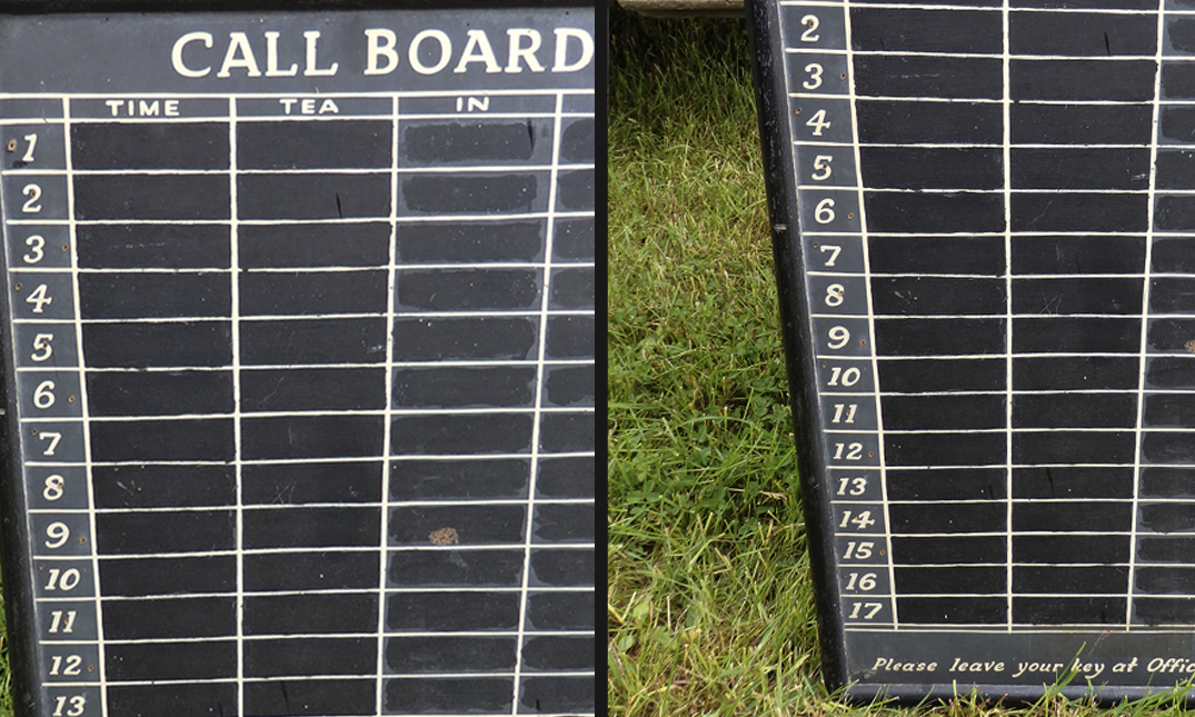 English Factory Call Board | quintessential duckeggBLUE