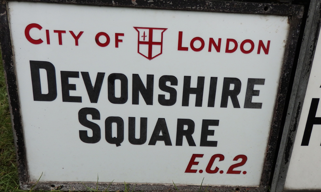 City of London Street Signs | quintessential duckeggBLUE