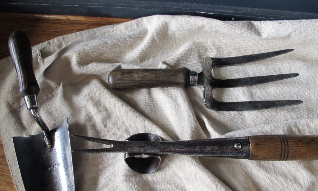 Vintage English Gardening Tools | quintessential duckeggBLUE