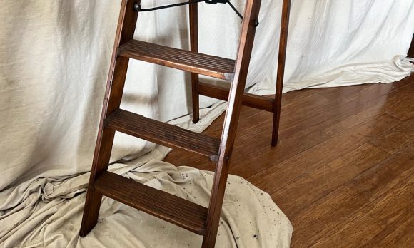 Vintage Simplex Step Ladder | quintessential duckeggBLUE
